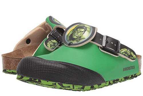 Кроксы детские новые Birkenstock Hulk Green