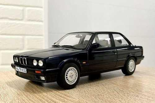 BMW 325i E30 Saloon 1988 darkblue 1:18 Norev