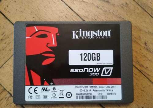 SSD накопитель Kingston ssdnow 300 V 120GB