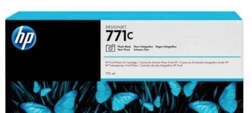 Оригинальный картридж струйный HP B6Y13A 771C черн