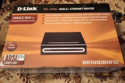 Adsl модем dlink DSL-2500U