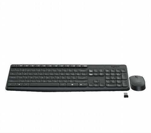 Клавиатура+мышь Logitech Wireless Desktop MK235 Bl