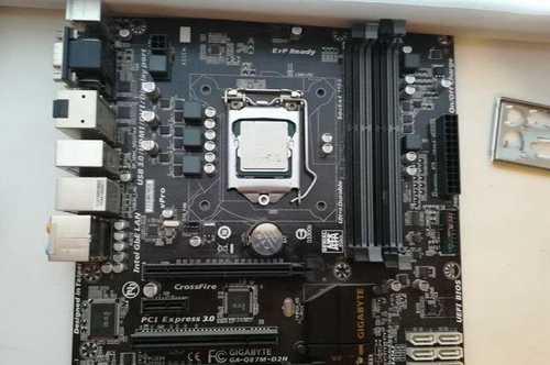 4670t+мат.плата Gigabyte LGA1150 GA-Q87M-D2H