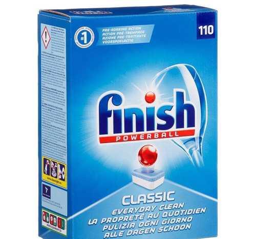 Таблетки для ппс Finish powerball Classic 100 шт