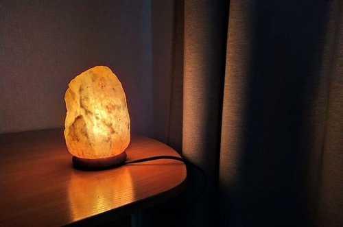 Солевая лампа "Скала" 2,5 кг, высота 18 см