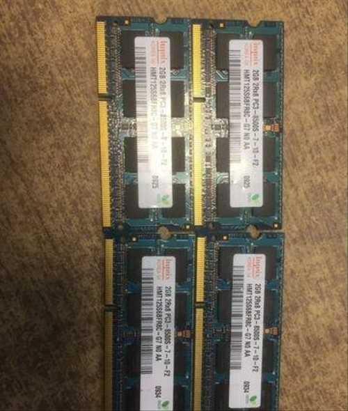 2Gb DDR3 SO-dimm Hynix 1066Mhz (PC8600S)