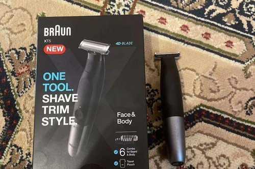 Триммер braun xt5200. 6 насадок