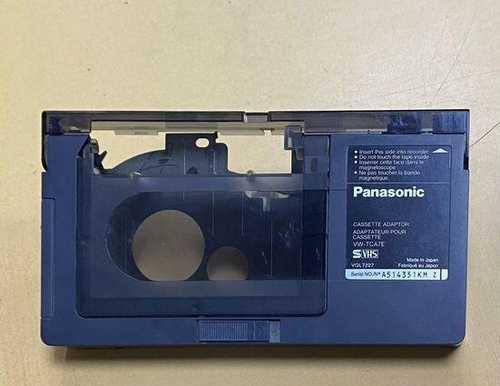 Кассетный адаптер Panasonic VW-TCA7E VHS-C на VHS