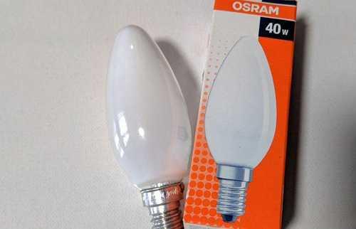 Лампа Osram 40 Вт E14 (Новая)