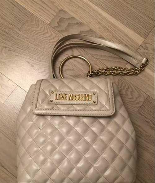 Сумка рюкзак love moschino новый