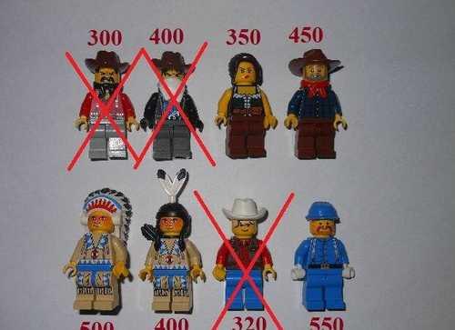 Лего фигурки Western