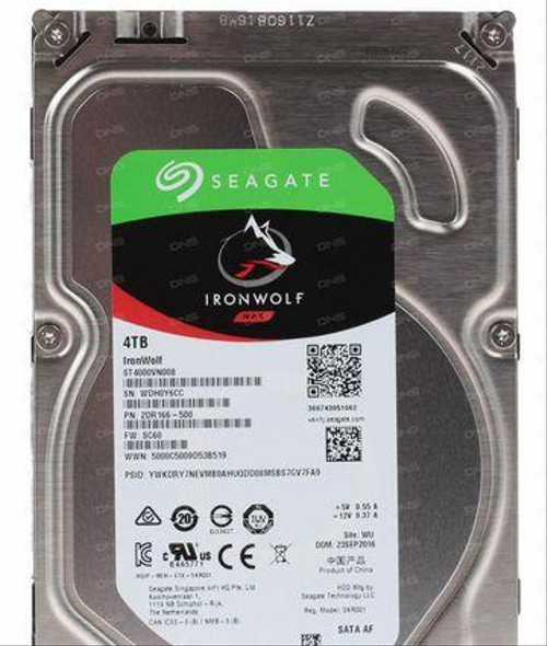 Новый. Seagate 5900 IronWolf NAS на 4Тб
