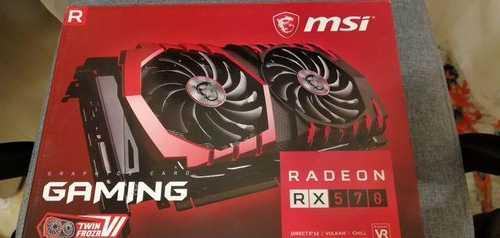Видеокарта MSI Radeon RX570 gaming 4gb