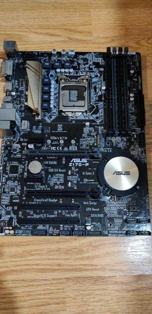 Материнская плата Asus z170-p на запчасти