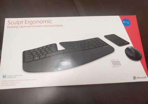 Клавиатура и мышь Microsoft Sculpt Ergonomic Deskt