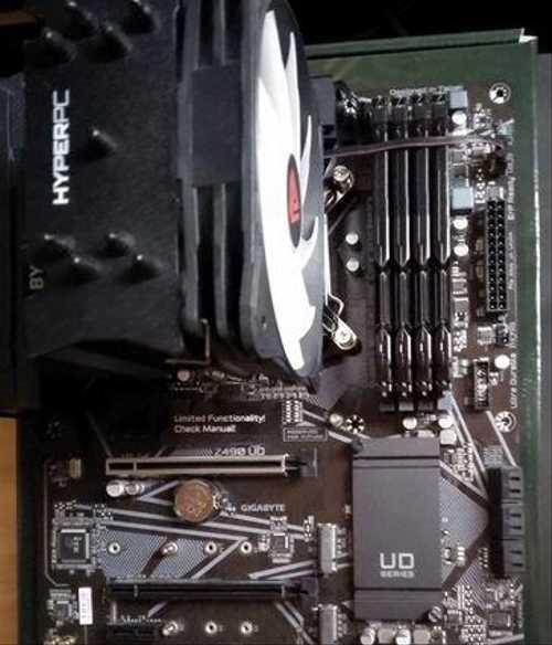 Геймерский набор i5 10600KF, Z490, RGB кулер + DDR