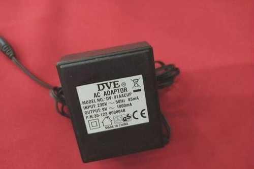 Блок питания DVE DV-91aacup 9V 1000mA