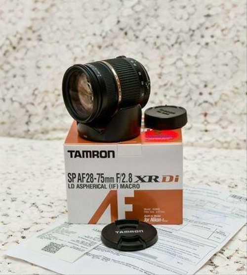 Новый для Никон Tamron SP AF 28-75 mm F2.8 Nikon