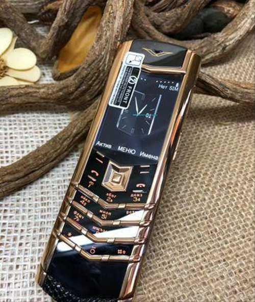 Vertu Signature S Design Iguana Gold