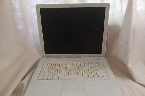 Лаптоп Apple iBook G4 A1134 (старая модель)