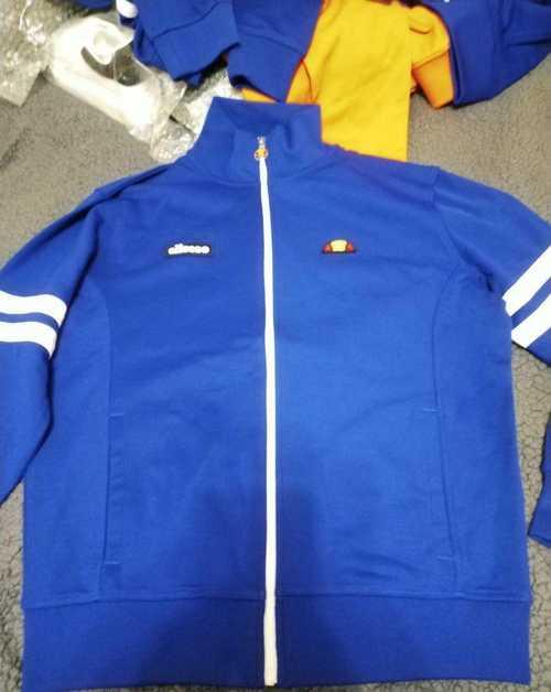 Кофта олимпийка ellesse синяя новая без тега