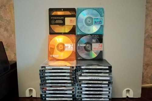 Мини диски mini disc sony. TDK. basf. maxell