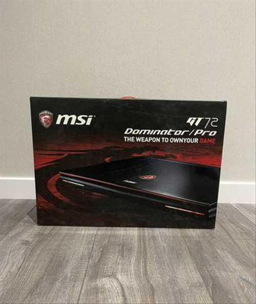 Ноутбук msi GT72 dominator pro