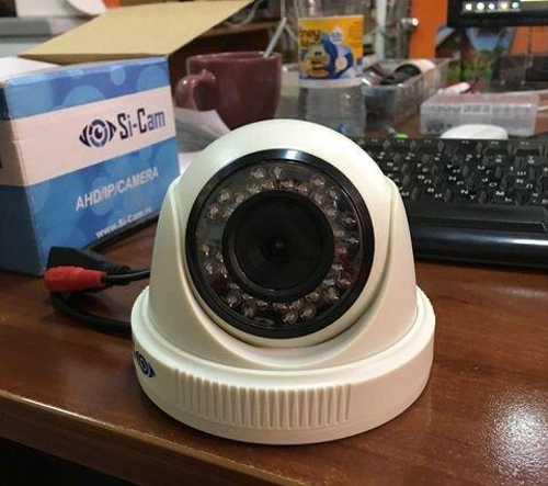 Купольная IP видеокамера 2Mpx Si-Cam SC-DS204F