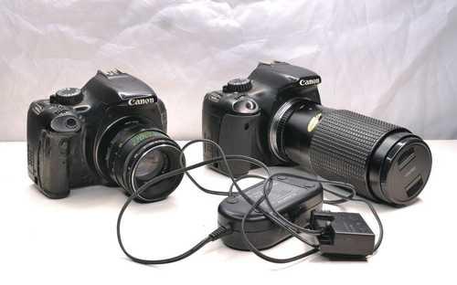 Два Canon 550D + Helios 58mm + Tokina 80-200mm