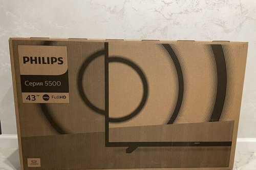 Телевизор Philips 43PFS5505/60 LED новый, чек