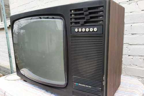 Телевизор цветной бу Рекорд-381