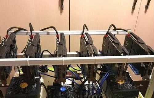 Mining rig (майнинг ферма) 6x GTX 1070Ti