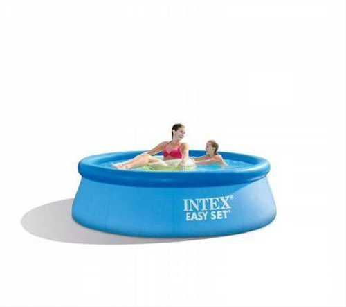 Надувной бассейн intex Easy Set Pool 244х76 см