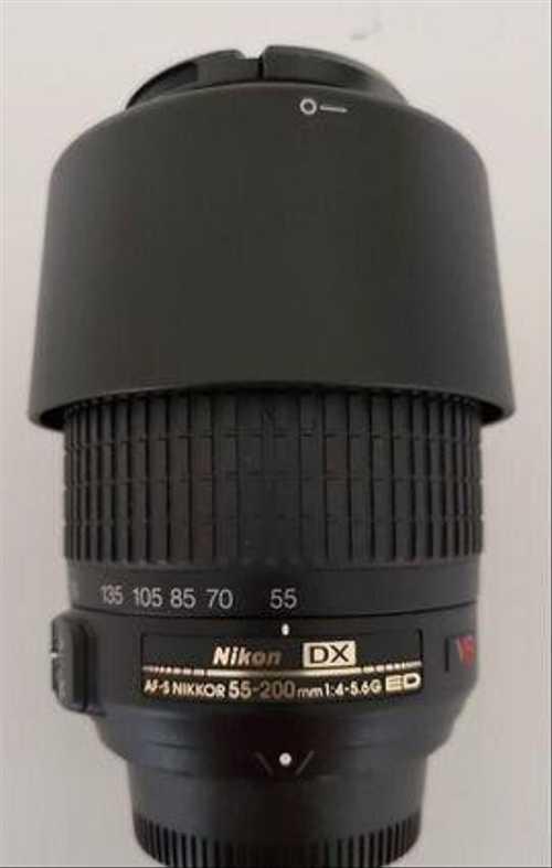 Объектив Nikon AF-S nikkor 55-200 (DX SWM VR ED)