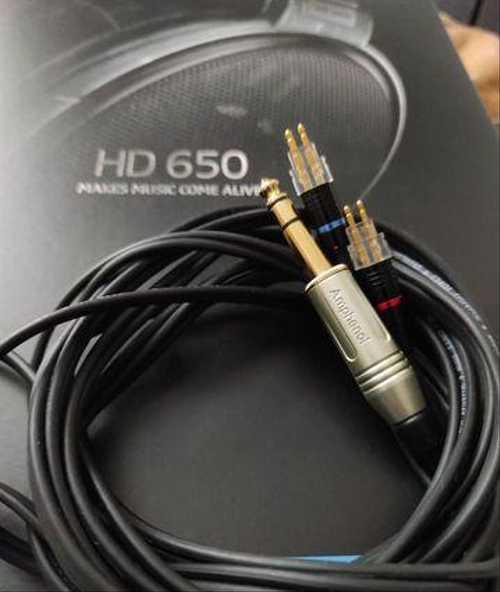Кабель для наушников sennheiser hd 580 600 650