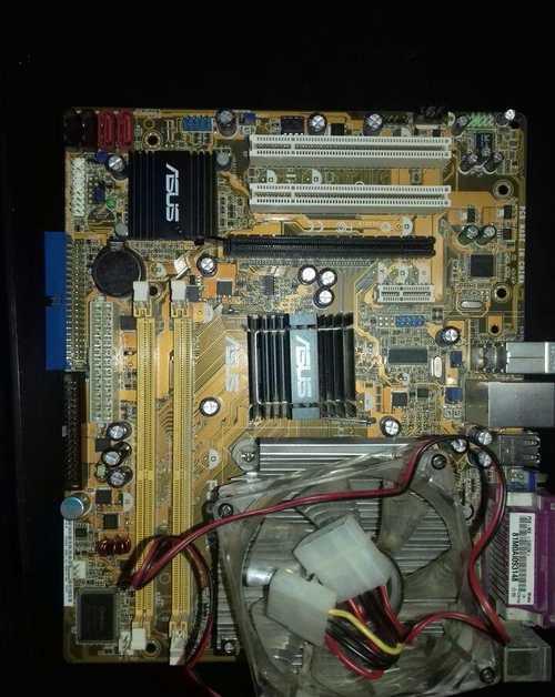 Материнка soc-775 Asus P5B MX + проц Pentium 4 3.0