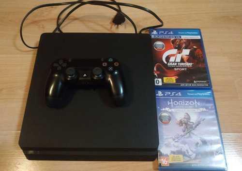 Sony PlayStation 4 slim 500гб + 20 игр