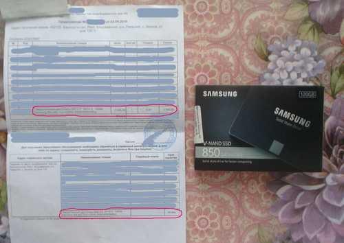 Твердотельный SSD диск Samsung на 120Гб