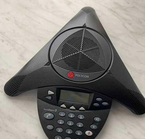 Polycom Sound Station 2 EX с выносными микрофонами