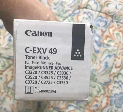 Картридж Canon C-EXV 49 (черный )