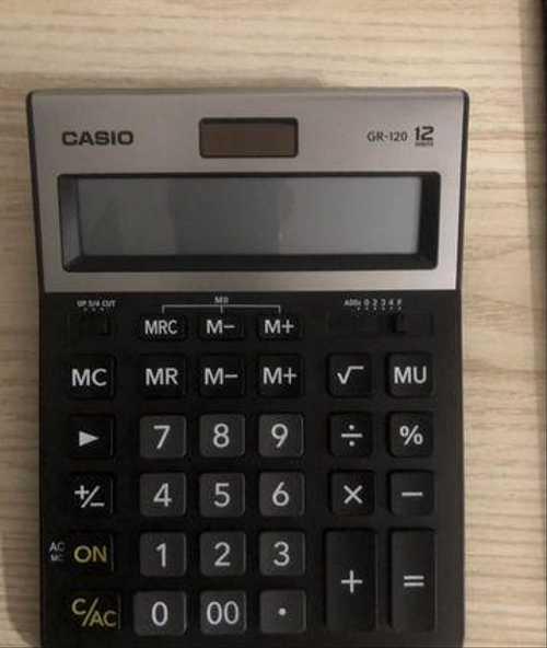 Калькулятор Casio GR-120