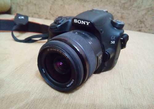 Продам зеркальный фотоаппарат Sony alfa 58