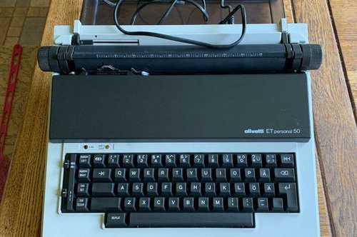 Пишущая машинка olivetti ET personal 50