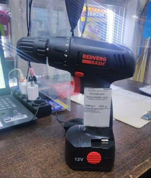 Шуруповерт Redverg basic