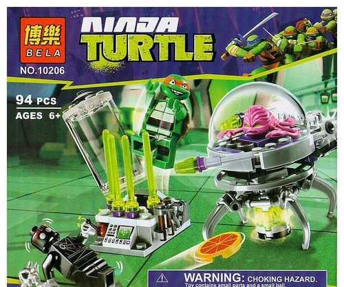 Лего Bela Ninja Turtles Побег Крэнга из лаборатори