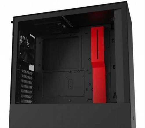 Корпус nzxt H510 black red