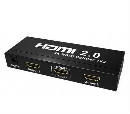 Сплиттер, разветвитель с 1 hdmi на 2hdmi 4K