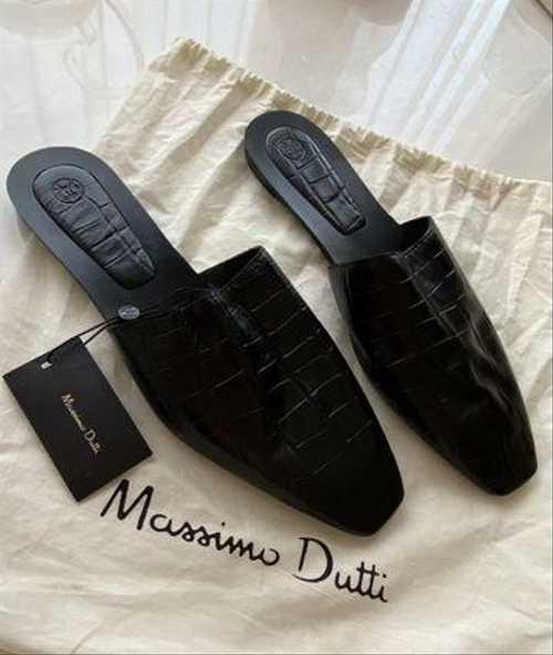 Massimo dutti мюли шлёпки
