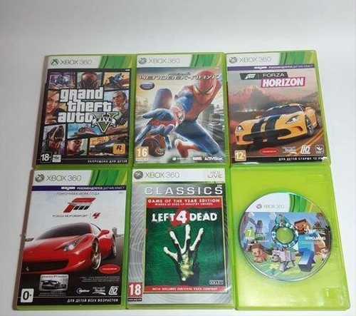 Игры Xbox 360 лицензия GTA 5, Minecraft и другие