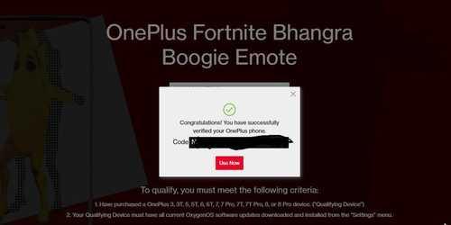 Промокод Fortnite Bhangra Boogie Emote